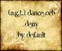 Second Life Marketplace - [A.G.T.] Default - Deny - Dance Orb - Wear