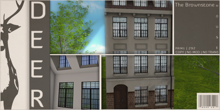 Second Life Marketplace - [DEER] Brownstone