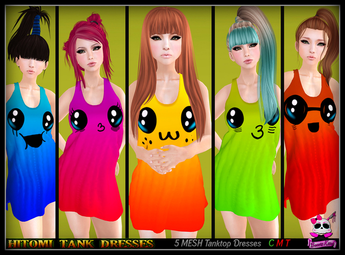 Second Life Marketplace - ..::Beauty Killer::.. Hitomi Tank-Dress - DEMO