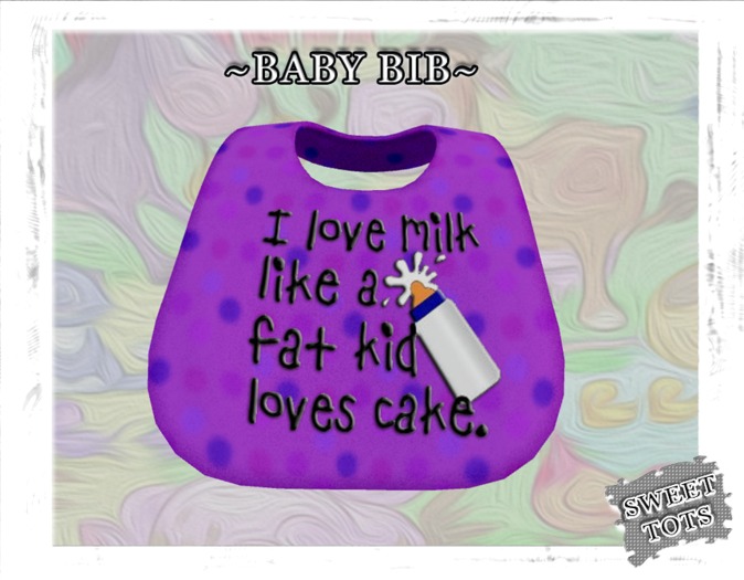 Second Life Marketplace - ~ Bib ~ Love Milk