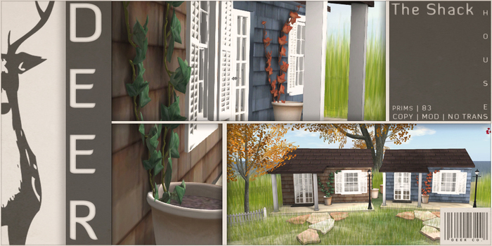 Second Life Marketplace - [DEER] Shack House