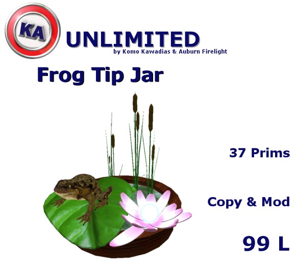Second Life Marketplace - KA Frog Tip Jar