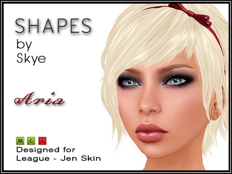 Second Life Marketplace - SHAPES: by Skye - Aria - Female Shape