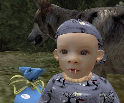 Second Life Marketplace - googoo babies Wolf Delivery- Little Lycan