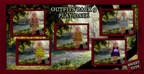 Second Life Marketplace - ~ Outfit Pack 9 Play Date