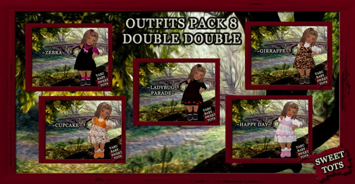 Second Life Marketplace - ~ Outfit Pack 8 Double Double
