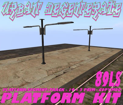 Second Life Marketplace - RAIL PLATFORM KIT