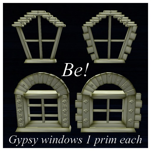 Second Life Marketplace - Gypsy windows serie 2 SCULPT FULL PERM ...