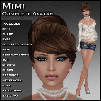 Second Life Marketplace - *NEW RELEASE* Mimi Complete Avatar Package ...