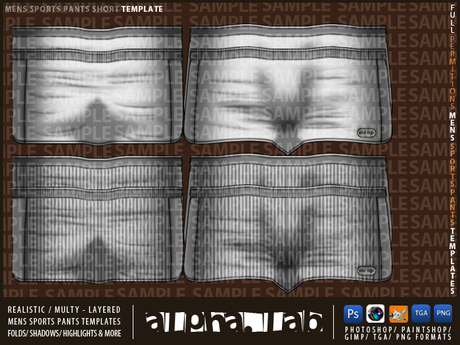 Second Life Marketplace - 30%OFF *HD Full Perms Templates* Mens Sports ...