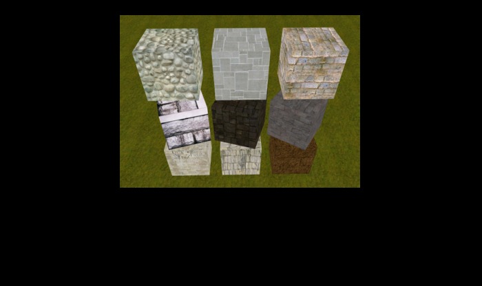 Second Life Marketplace - 85 Fullperm Natural stones Textures