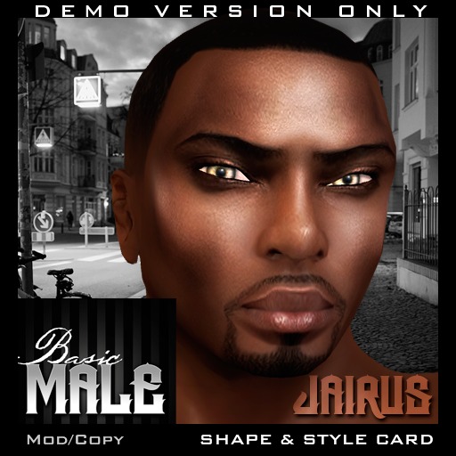 Second Life Marketplace - ! ** BASIC MALE ** ! - Jairus DEMO