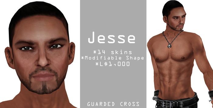 Second Life Marketplace - * GUARDED CROSS/Men’s-Wear * Jesse Skin + Shape