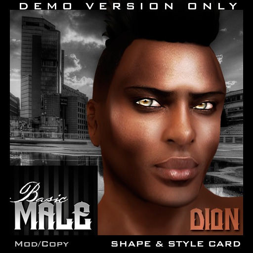 Second Life Marketplace - ! ** BASIC MALE ** ! - Dion DEMO