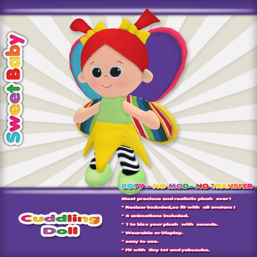 Second Life Marketplace - Sweet Baby - Cuddling Doll