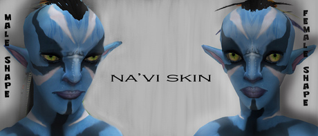 Second Life Marketplace - Avatar Na'vi **unisex** Skin