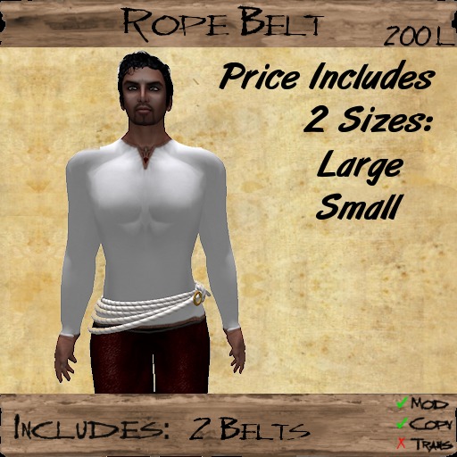 Second Life Marketplace - Initiate Rope Belt