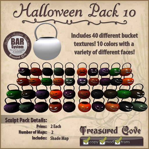 Second Life Marketplace - -TC- Halloween Pack 10 Clearance Priced
