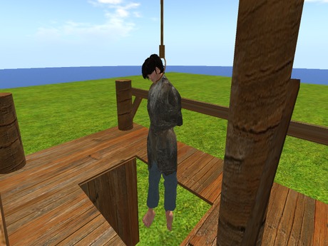 Second Life Marketplace - Animated Gallows - hang em high