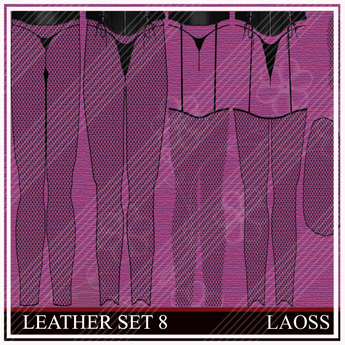 Second Life Marketplace - LEATHER SET 8 TGA FULLPERM