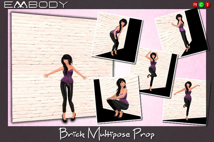 Second Life Marketplace - Embody BRICK Multipose Prop (female)