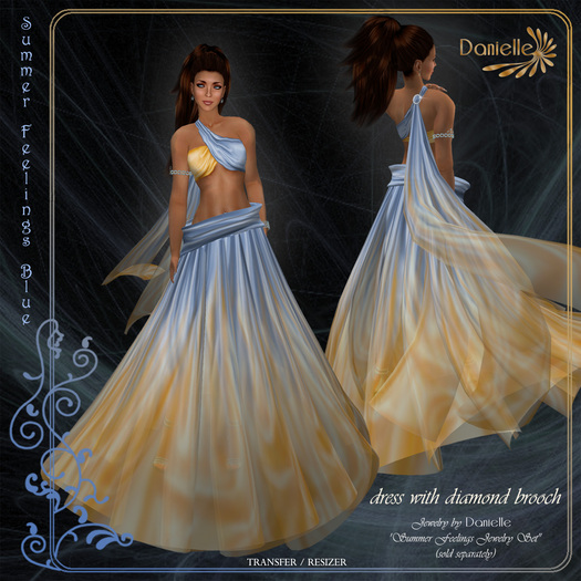Second Life Marketplace - DANIELLE Summer Feelings Blue