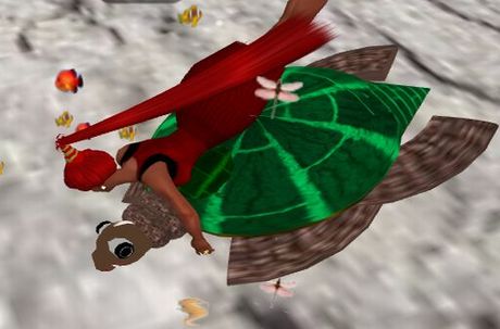 Second Life Marketplace - Ocean Scenery Fish & Turtle Ride Swimming