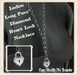 Second Life Marketplace - *JVD* Long Pave' Diamond Heart Lock Necklace