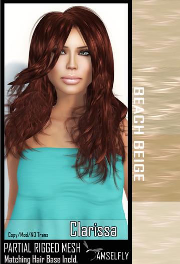Second Life Marketplace - *~*Damselfly*~*Clarissa Beach Beige