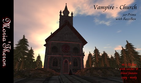 Second Life Marketplace - [ Moria’Theron ] Vampire sacrificing church ...
