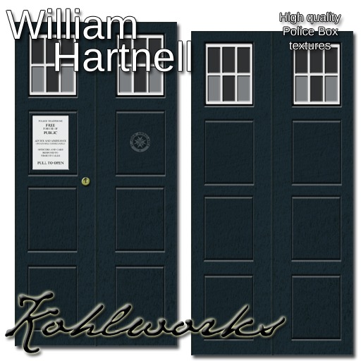 Second Life Marketplace - Police Box Textures - Hartnell