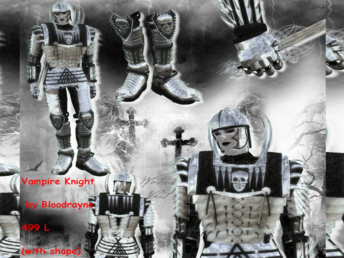Second Life Marketplace - 499$ Vampire Knight Armor full outfit for market