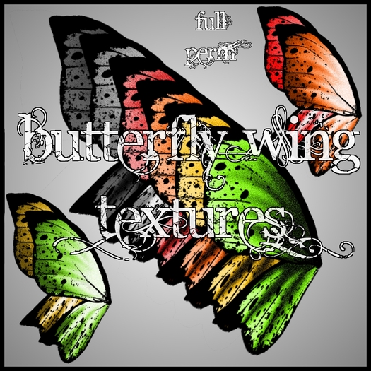 Second Life Marketplace - Eternal Creativity ~ Black Universe Butterfly ...