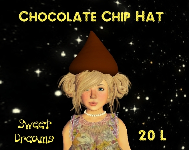 Second Life Marketplace - Chocolate Chip Hat (boxed)