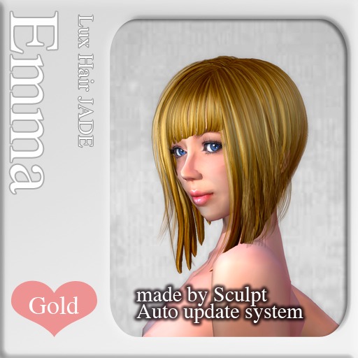 Second Life Marketplace - JADE hair "Emma" Gold