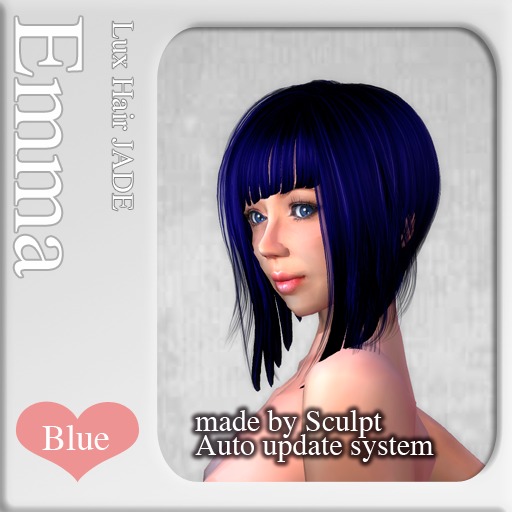 Second Life Marketplace - JADE hair "Emma" Blue