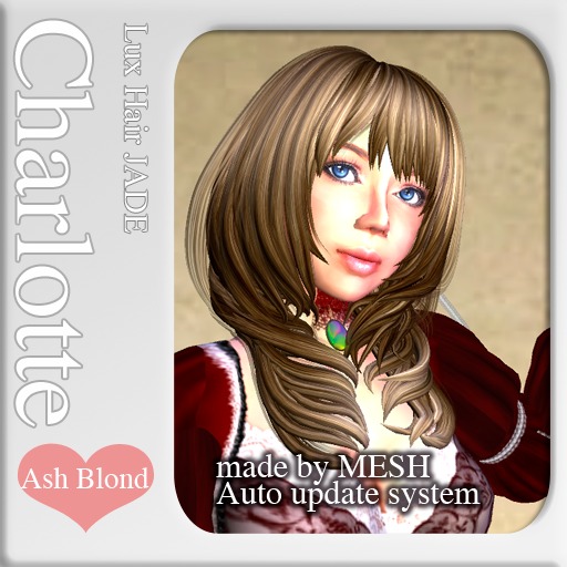 Second Life Marketplace - JADE hair "Charlotte" Ash Blond