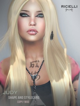 Second Life Marketplace - R.icielli - JUDY Model Shape