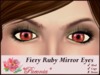 Second Life Marketplace - *Paeonia* Warm Ruby Mirror Eyes