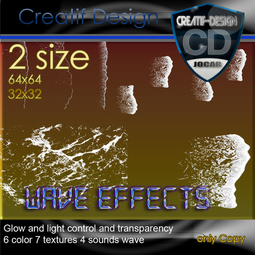 Second Life Marketplace - wave effects, sounds wave