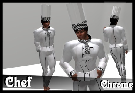 Second Life Marketplace - *Chrome* Chef (White)