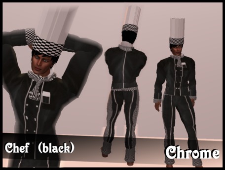Second Life Marketplace - *Chrome* Chef (Black)