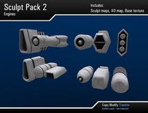 Second Life Marketplace - Sculpt Pack 8: Engines 2