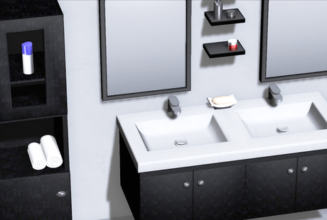Second Life Marketplace - Full Perm Mesh Bathroom Vanity Set Symmetry ...