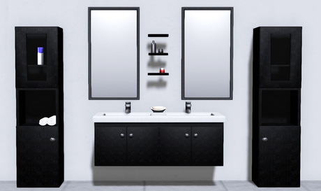 Second Life Marketplace - Full Perm Mesh Bathroom Vanity Set Symmetry ...