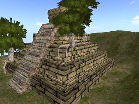 Second Life Marketplace - Mayan Temple 11 prims copy & modify ( 64x64 ...