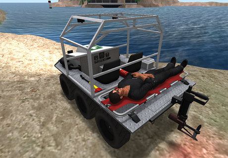 Second Life Marketplace - [aR] Mudskipper EMS 6x6 AATV Off-Road Vehicle