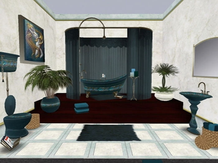 Second Life Marketplace - Special Sale Price! Bathroom Set - Romantique ...