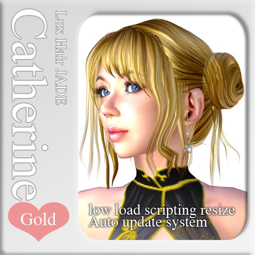 Second Life Marketplace - JADE hair "Catherine" Gold