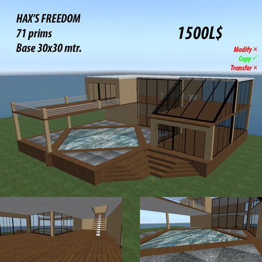 Second Life Marketplace - Hax Freedom House Rezzer v1.2